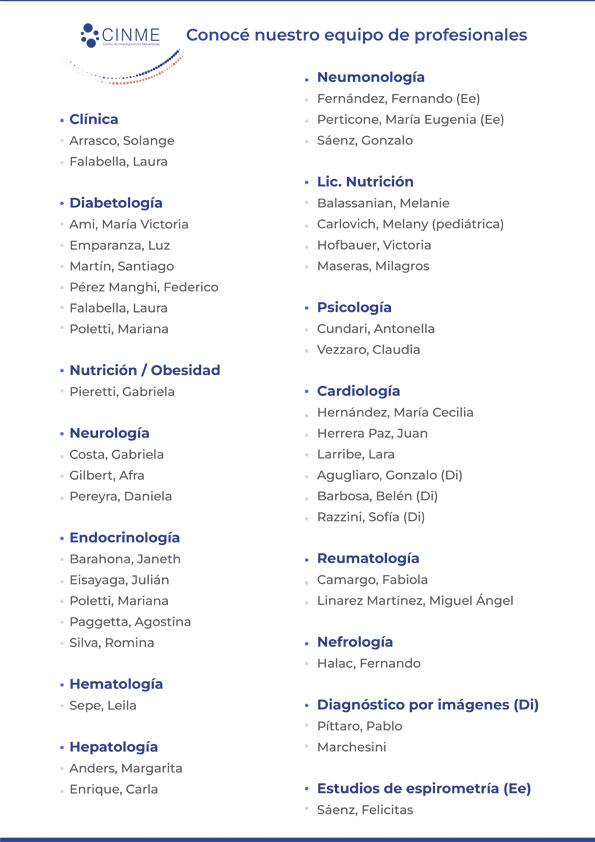 CINME - Centro de Investigaciones Metabólicas